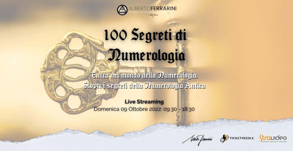Alberto Ferrarini - Evento / Scuola di Numerologia - Annulla